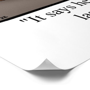 Funny Business Office Humor Poster | Zazzle