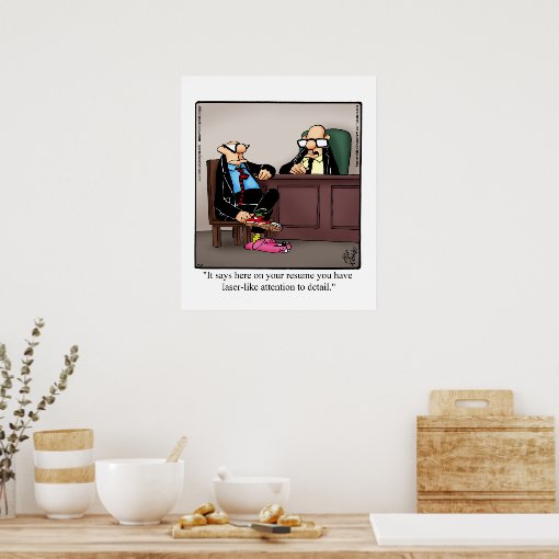Funny Business Office Humor Poster | Zazzle
