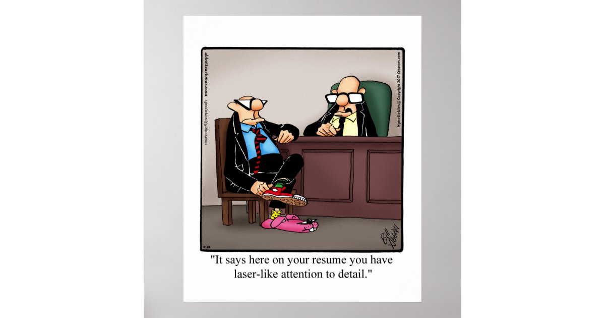 Funny Business Office Humor Poster | Zazzle