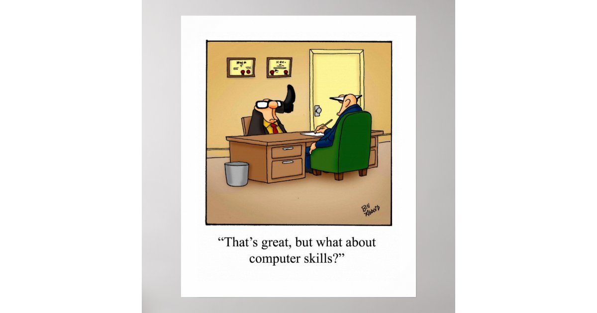 Funny Business Office Humor Poster | Zazzle