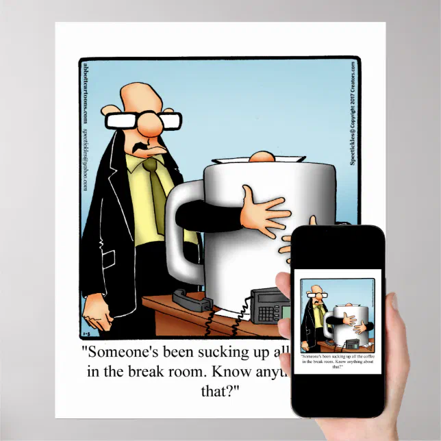 Funny Business Office Humor Poster | Zazzle