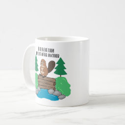 Funny Busy Beaver Dam Project Coffee Mug | Zazzle