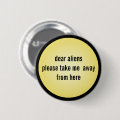 Funny Button Aliens Meme | Zazzle