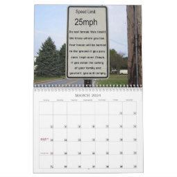 Funny calendar | Zazzle