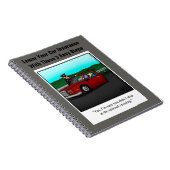 Funny Car Insurance Humor Notebook | Zazzle