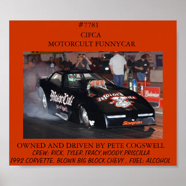 FUNNY CAR POSTER | Zazzle