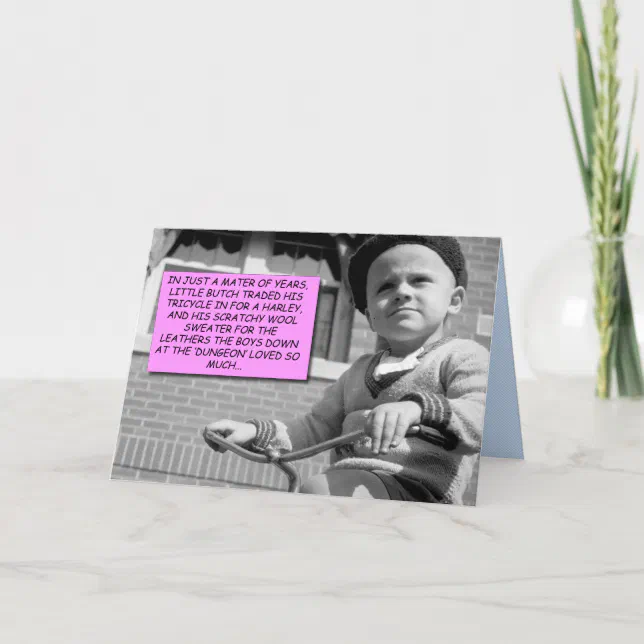 Funny Card - Little Butch | Zazzle