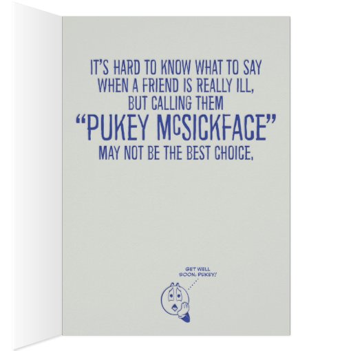 Funny Cartoon Cowboy Get-Well Card | Zazzle