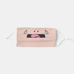 Funny Cartoon Cry Baby Face Mask | Zazzle