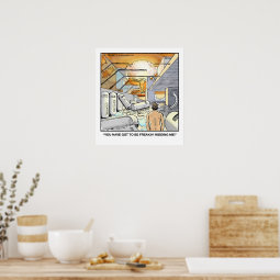 Funny Cartoon Poster- Cryonics Poster | Zazzle