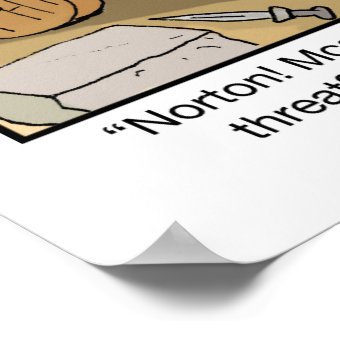 Funny Cartoon Poster- Trojan Horse Poster | Zazzle