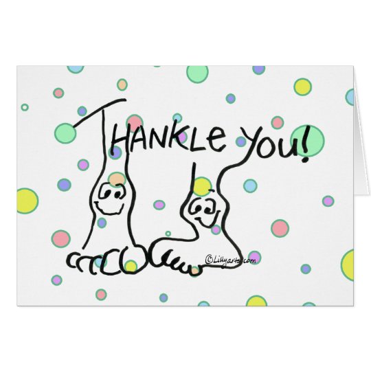 Funny Cartoon Thank You Card | Zazzle