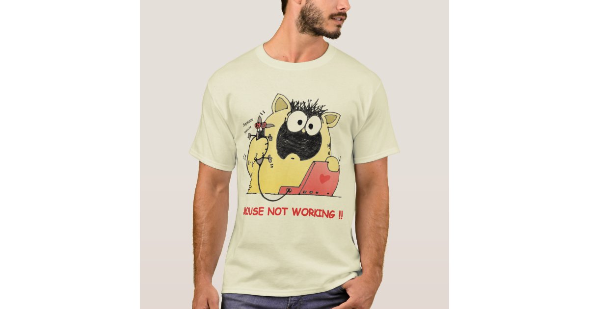 Funny Cat and Mouse T Shirt | Zazzle