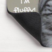 Funny Cat Caption Trust Me I'm Fluffy Mouse Pad | Zazzle