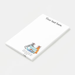 Funny Cat Humor Post-it Notes | Zazzle