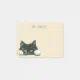 funny cat post it notes black cat | Zazzle