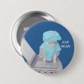 Funny Cat Scan Pin | Zazzle