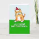 Funny Cat Wish List Christmas Card | Zazzle