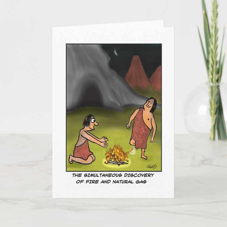 Funny Caveman Card | Zazzle