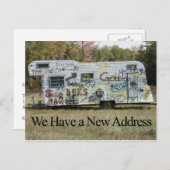 Funny Change of Address Card - Graffiti Trailer | Zazzle
