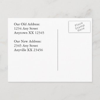 Funny Change of Address Card Seaside Home | Zazzle