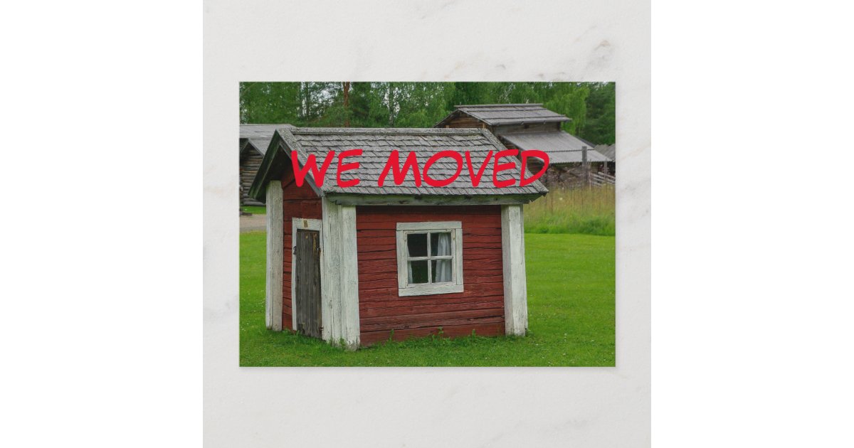 Funny Change Of Address Postcard | Zazzle