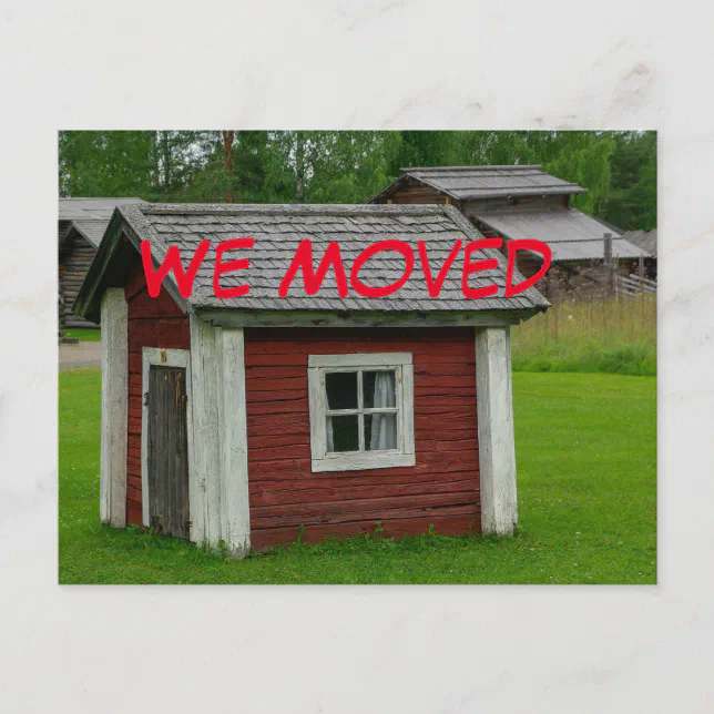 Funny Change Of Address Postcard | Zazzle