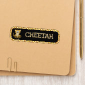 Funny Cheetah Name Template Patch | Zazzle