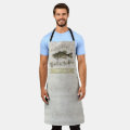 Funny Chef Fisherman Bass Fish Custom Wildlife Apron | Zazzle