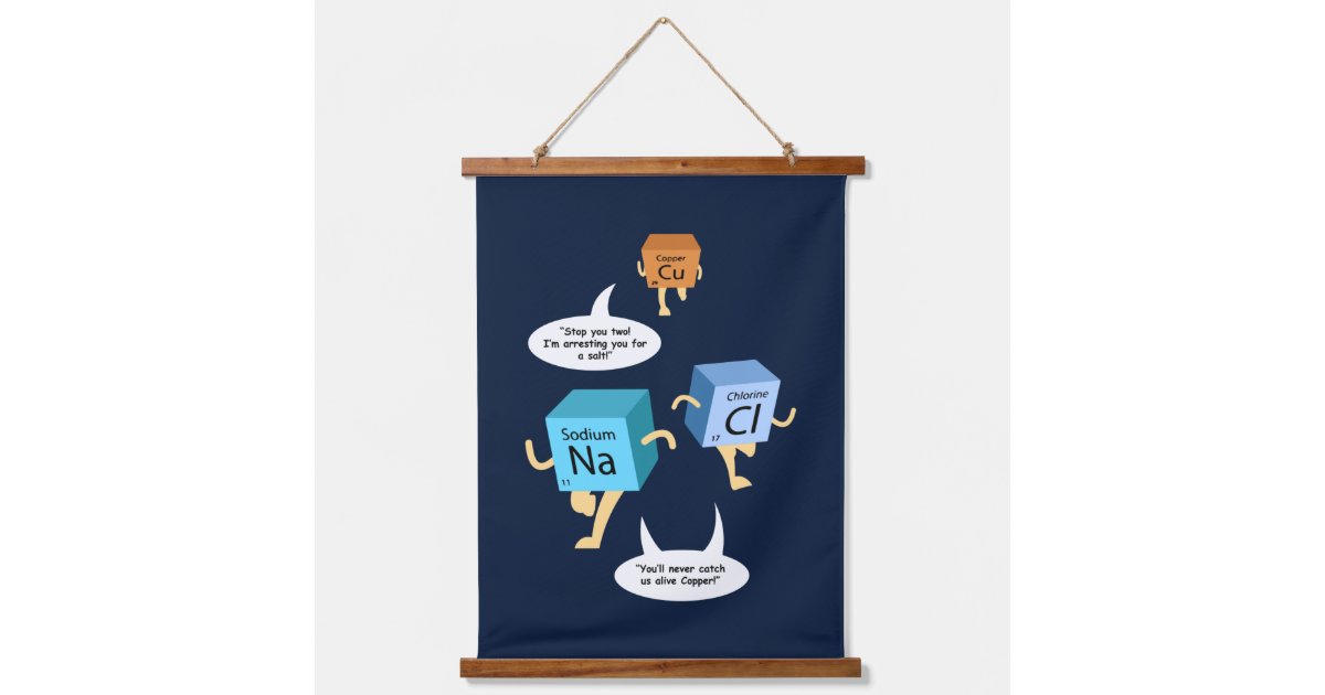 Funny Chemistry Periodic Table Elements Gag Hanging Tapestry | Zazzle