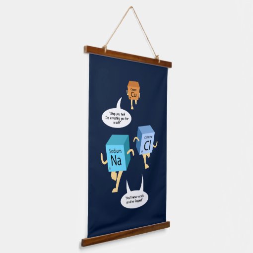 Funny Chemistry Periodic Table Elements Gag Hanging Tapestry | Zazzle