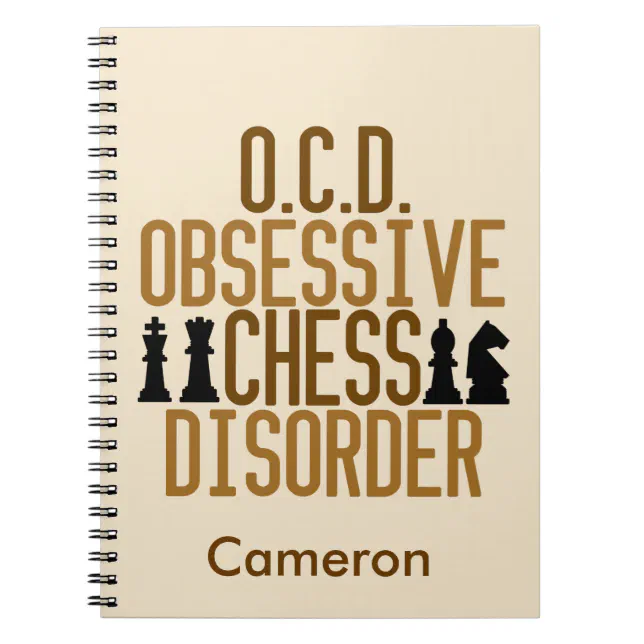 Funny Chess Custom Notebook | Zazzle