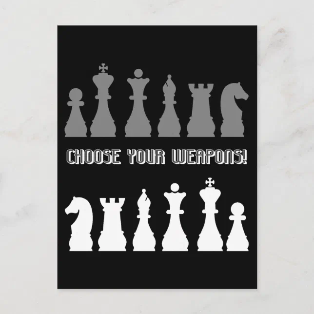funny chess postcard | Zazzle