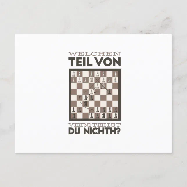 Funny Chess Postcard | Zazzle
