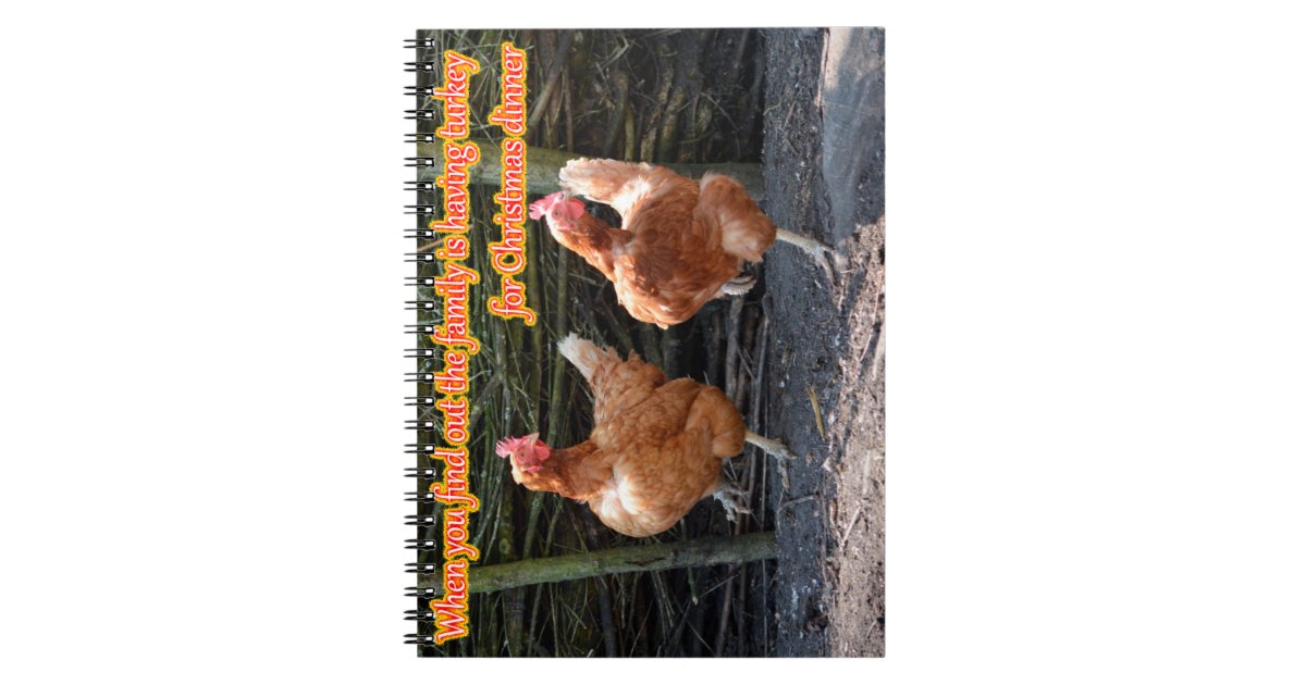 Funny Chicken and Rooster Memes with Funny Images Notebook | Zazzle