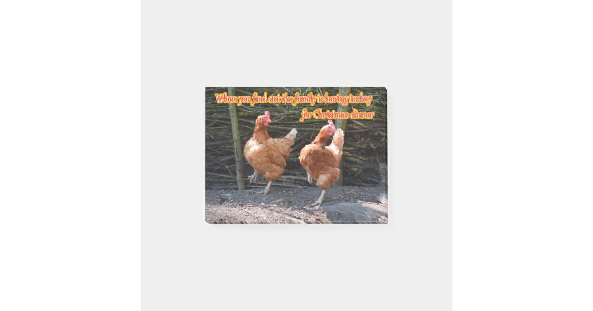 Funny Chicken and Rooster Memes with Funny Images Post-it Notes | Zazzle