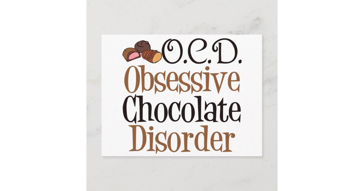 Funny Chocolate Postcard | Zazzle