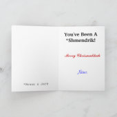 Funny Chrismukkah Shmendrik Greeting Card | Zazzle