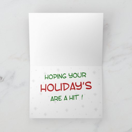 Funny Christmas Cards: Online Post Holiday Card | Zazzle