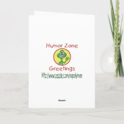 Funny Christmas Cards: Pit Stop Holiday Card | Zazzle