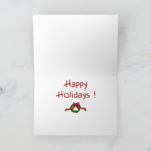 Funny Christmas Cards: Stealth Objective Holiday Card | Zazzle