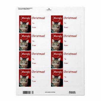 Funny Christmas Gift Tag Labels | Zazzle