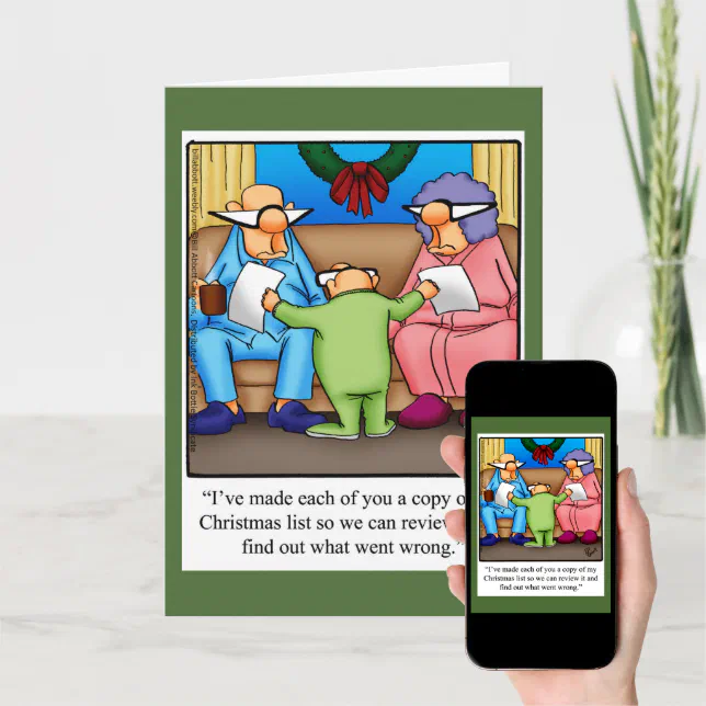 Funny Christmas Humor Greeting Card | Zazzle