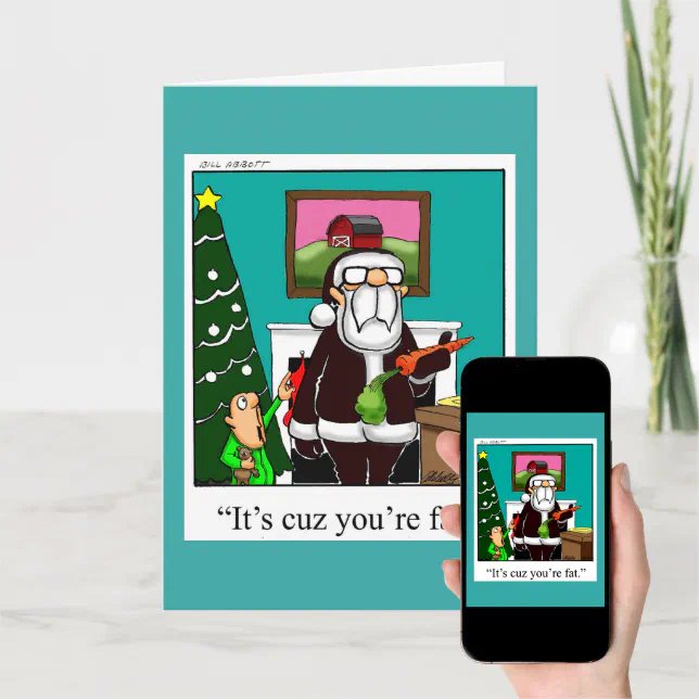 Funny Christmas Humor Greeting Card | Zazzle