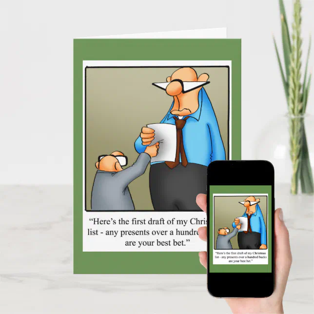 Funny Christmas Humor Greeting Card "Spectickles" | Zazzle