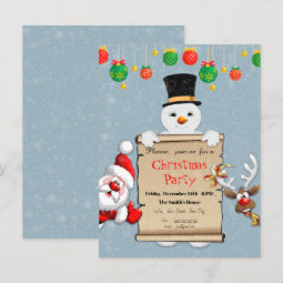 Funny Christmas Invitation for Christmas Party | Zazzle