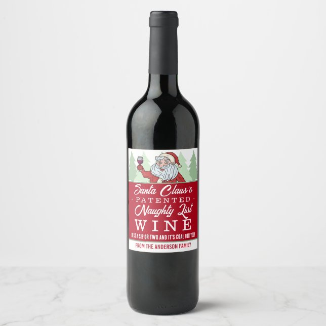 funny custom wine labels