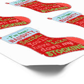 Funny Christmas Naughty Santa Claus Stocking Joke Temporary Tattoos ...