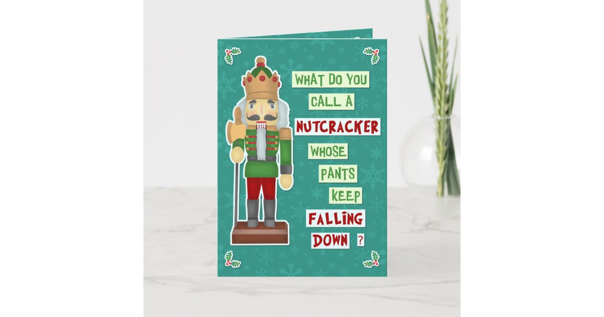 Funny Christmas Nutcracker Silly Holiday Joke | Zazzle