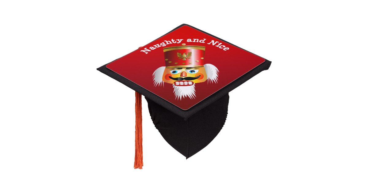 Funny Christmas Nutcracker Soldier Graduation Cap Topper | Zazzle